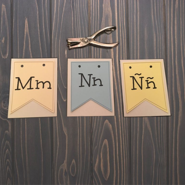 Make a Spanish Alphabet Banner | Letter and Sounds Craft ⁄ Grow Spanish.com